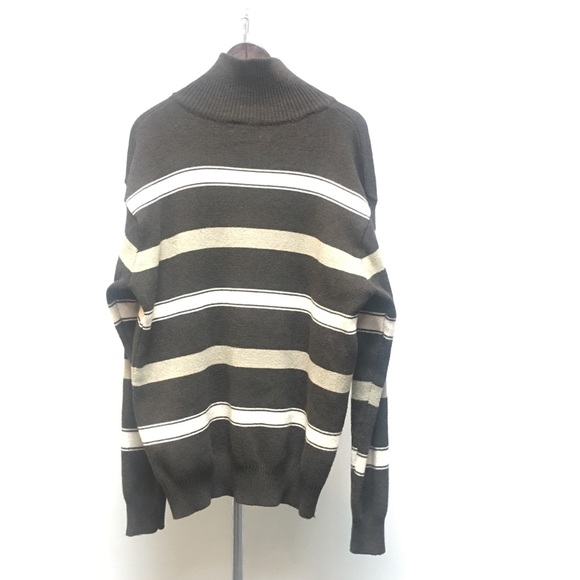 Pronti | Sweaters | Pronti Brown Tan And Beige Quarter Zip Sweater ...